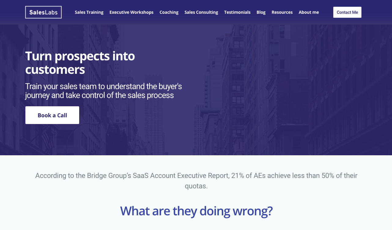 Turn Prospect into Customers: Sales Training | SalesLabs